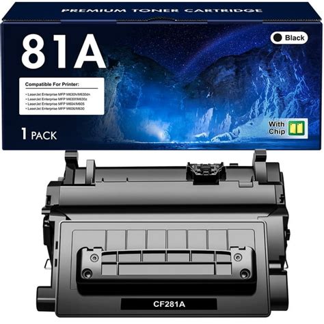 81a Toner Cartridge 1 Pack Compatible Toner For Hp Cf281a 81a Cf281x