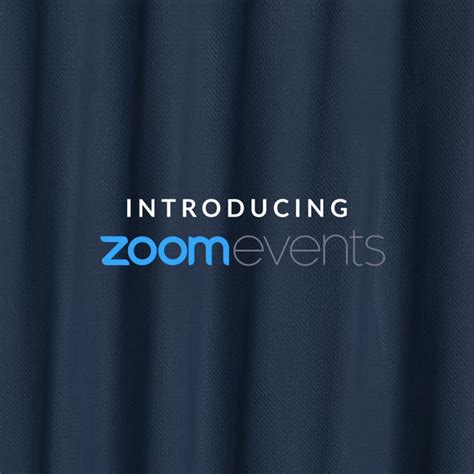 Michael Howley On Linkedin Zoom Events Is Here