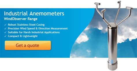 Windobserver Industrial Anemometer Range Gill