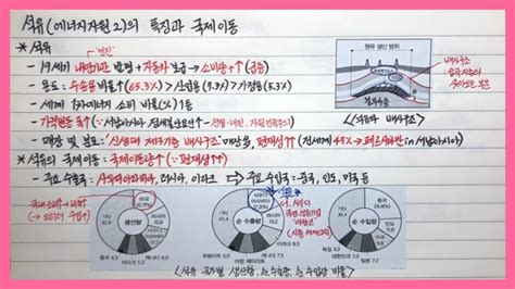 세계지리 【77】석유의 특징과 국제이동에너지자원23단원 세계의 인문환경과 인문경관ㅣ세계지리 강의ㅣ세계지리 노트필기ㅣ세계