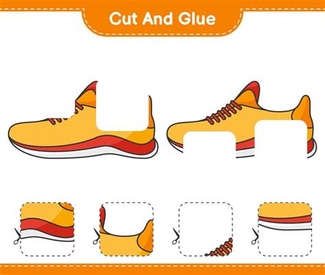 Cut And Glue Cut Parts Of Running Shoes And Glue Them Educational