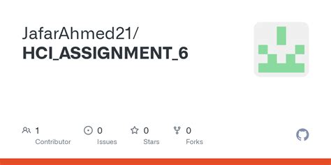 GitHub JafarAhmed HCI ASSIGNMENT