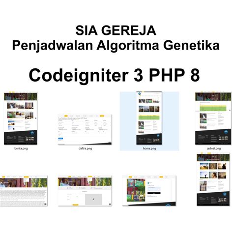 Jual Sim Penjadwalan Algoritma Genetika Ci 3 Shopee Indonesia