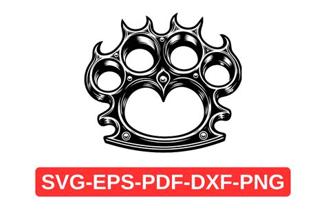 Detailed Brass Knuckle Svg Intricate Graphic By Artful Assetsy
