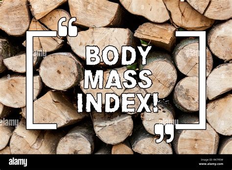 Handwriting Text Writing Body Mass Index Concept Meaning Value Derived