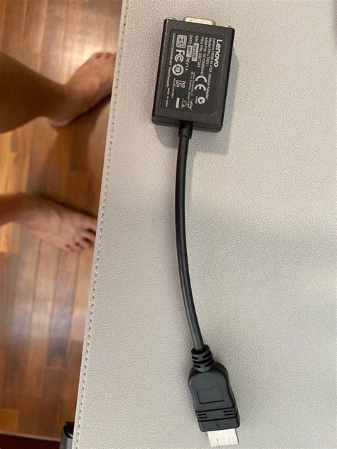 Lenovo Vga Hdmi Adaptor Computers Tech Parts Accessories Cables Adaptors On Carousell