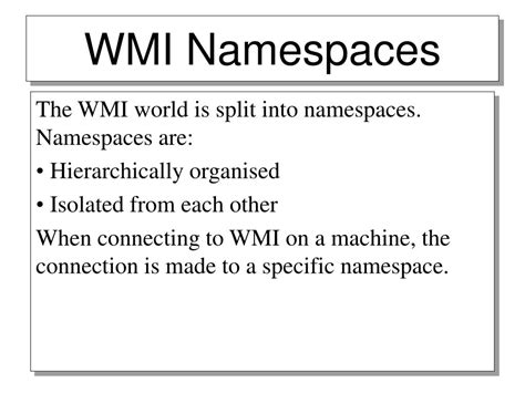 Ppt Wmi Scripting Powerpoint Presentation Free Download Id576984