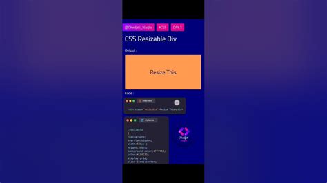 Css Resizable Div Animation Css Day 3 Css3 Challenge Youtube