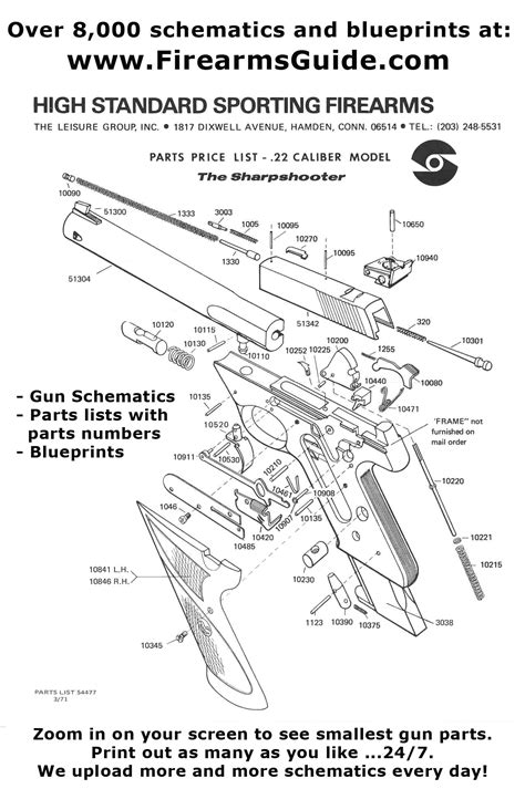 Over 15 000 Printable Gun Schematics Diagrams And 41 Off