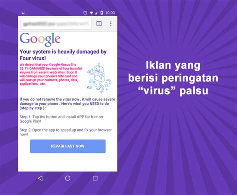 cara mencegah smartphone bergetar karena jebakan iklan popup yang