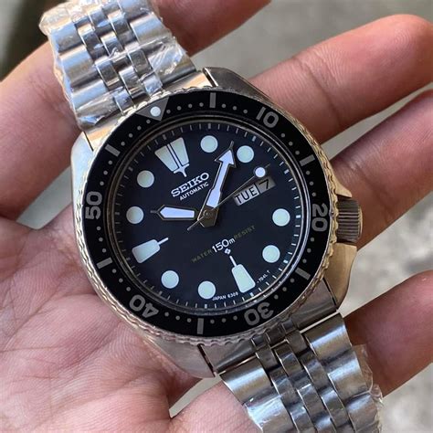 Seiko 6309 7290 Modified 6309 Dial 150 Meters Resist Watch Mens Fashion Watches