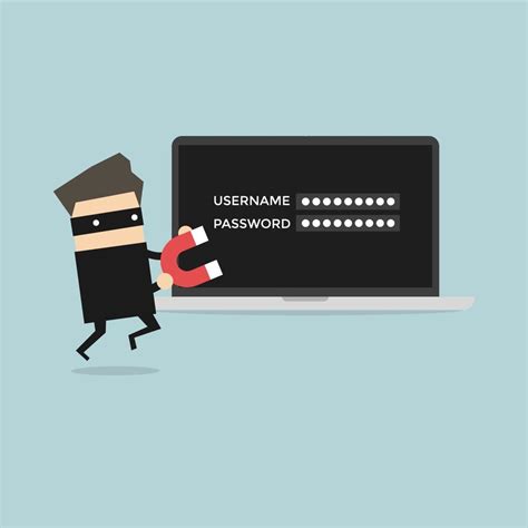 Hacker Stealing Passwords 4214806 Vector Art At Vecteezy