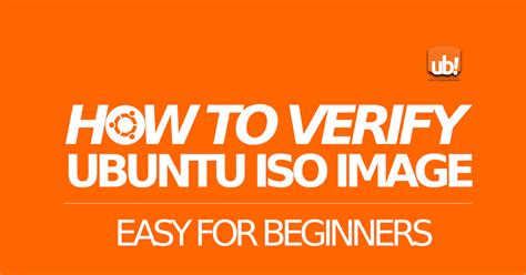 How To Verify A Ubuntu Iso Image Checksum
