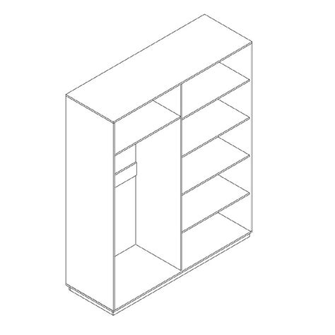 Шкаф 4Д Грейс Мир мебели купить за 14608 грн в интернет магазине Mebelnuy