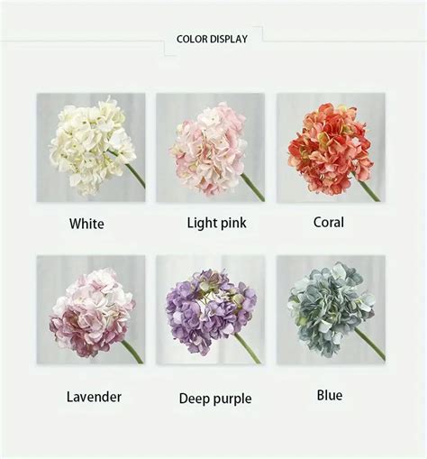 1 Бр Изкуствено Цвете Изкуствено Хортензия Печено Цвете Изкуствено Цвете Реалистична