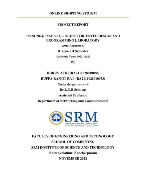 Oodp Project Final Pdf Unified Modeling Language Online Shopping