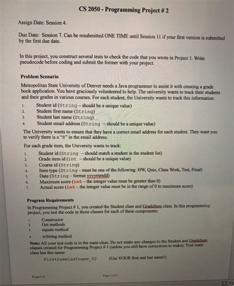 Solved Cs 2050 Programming Project 2 Assign Date