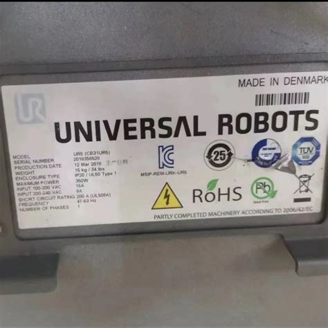 Second Hand Ur5 Cobot Robot Universal Ur5