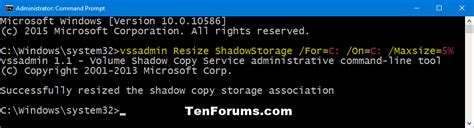 Change System Protection Max Storage Size For Drive In Windows Tutorials