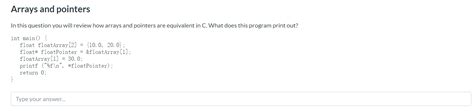 Solved Arrays And Pointers In This Question You Will Review