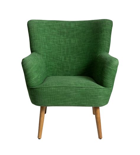 Fauteuil En Coton Vert Castille Made In Meubles