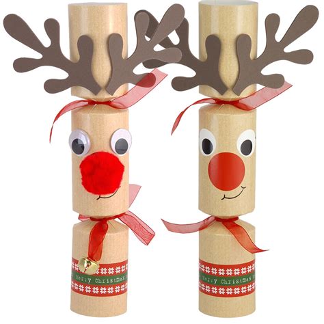 Build Your Own Standy Uppy Rudolph Christmas Cracker Craft Kit M Home At Christmas