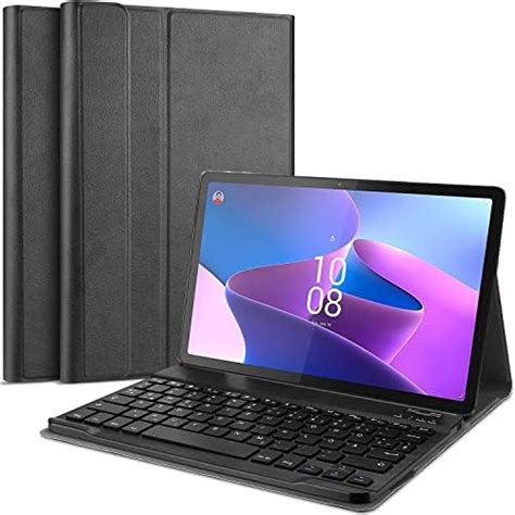 Hom Tri Fold Wireless Bluetooth Keyboard With Detachable Tablet Case Cover For Lenovo Tab P11