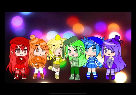 Gacha Club The Rainbow Girls By Bluestarlite10 On Deviantart