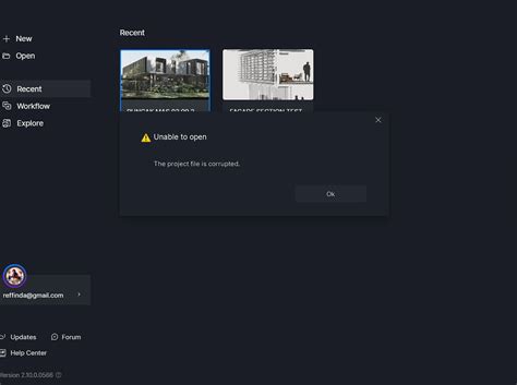 Project File Corrupted Only 70 Kb After Saving On Server Need Help Tech Support D5