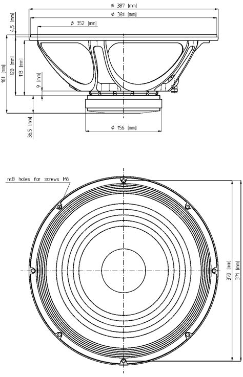 Eighteen Sound 15w500 15″ Subwoofer 8Ω