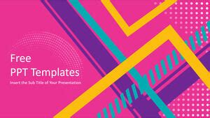 Free Powerpoint Template For Abstract Stripes Lines PowerPoint Templates Free Download