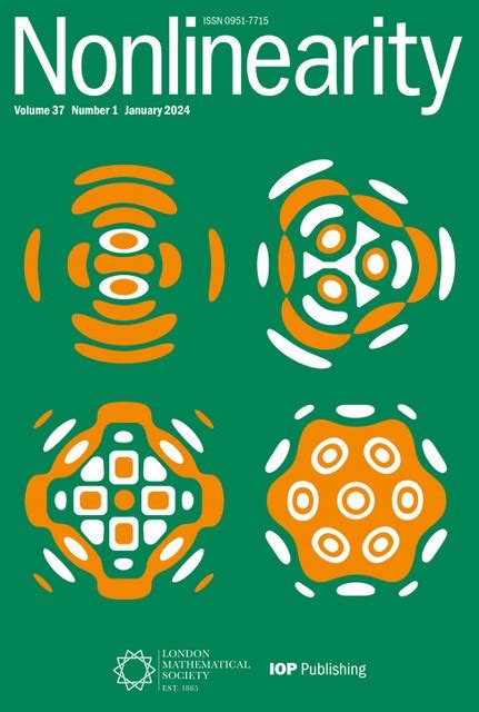 Paper Of David Lloyd Makes The Cover On The January 2024 Issue Of Nonlinearity Surrey
