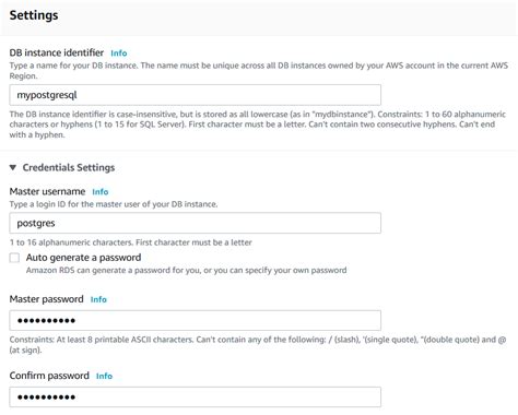 Deploying Aws Rds Postgresql Instances