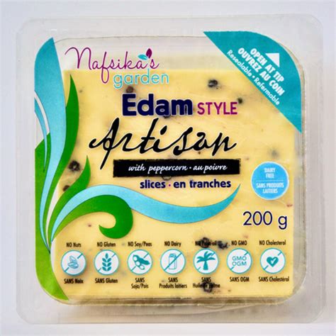 Nafsikas Garden Edam Style Cheese Slices With Peppercorn 200 G Voilà
