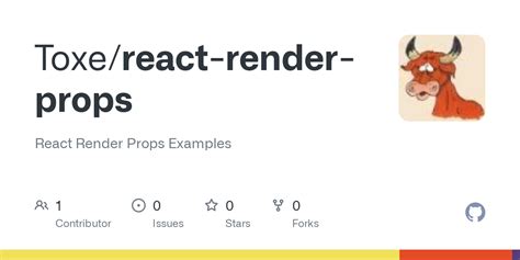 Github Toxereact Render Props React Render Props Examples