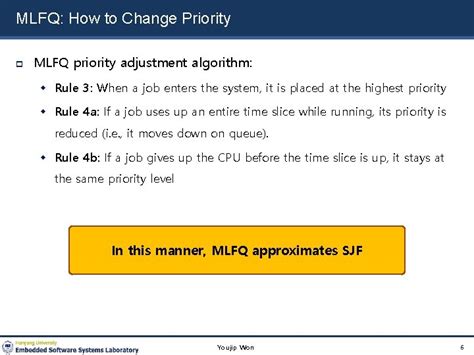 Scheduling The Multilevel Feedback Queue Operating System