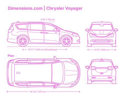 Chrysler Pacifica Dimensions And Drawings