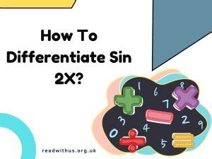 How To Differentiate Sin 2X Read With Us
