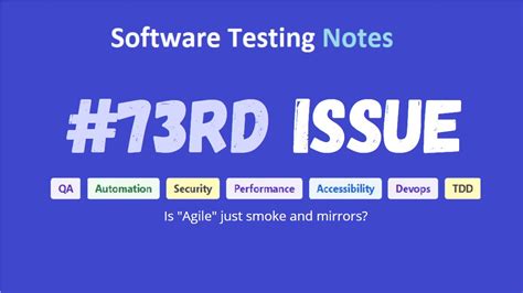 The Testing Kit On Twitter Hello Everyone 👋 The 73rd Issue On