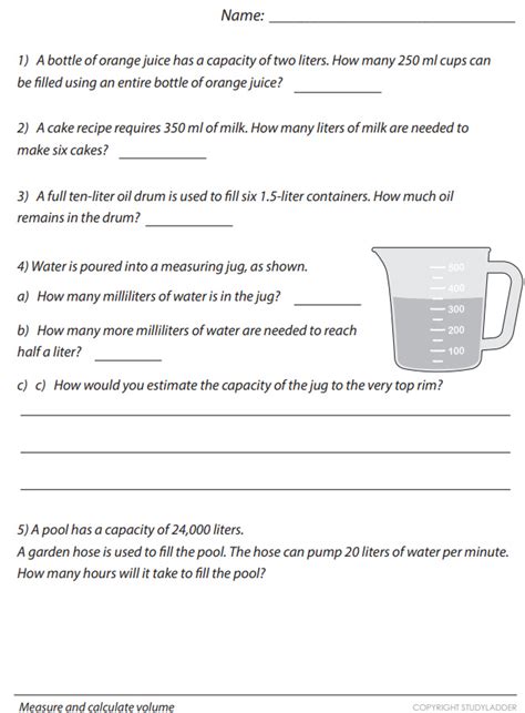 Measure And Calculate Volume Studyladder Interactive Learning Games