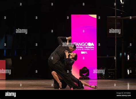 Buenos Aires Argentina Th September Couple Competing In The Tango World Cup Stock