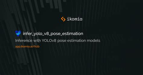Inferyolov8poseestimation · Keypoints Detection Algorithm · Ikomia Hub