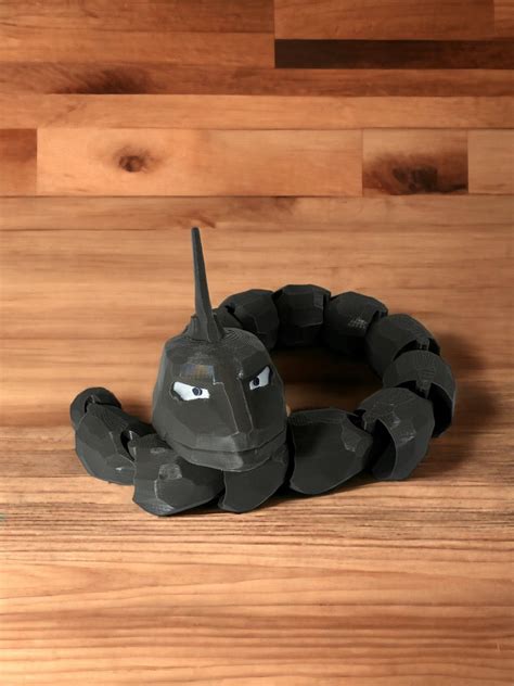 Flexible Onix 3d Print Pokemon Onix Character Decoration Etsy Flexible Onix 3d Print Pokemon Onix Character Decoration Etsy