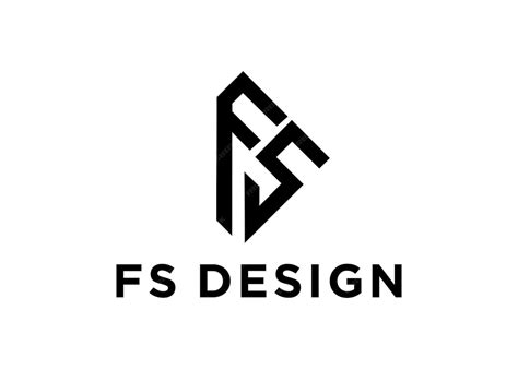 Premium Vector Fs Logo Design Vector Illustration