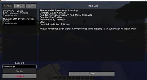 Mod In Game Is Called Thaumcrafft Inventory Scanning Instead Of Thaumcraft · Issue 23