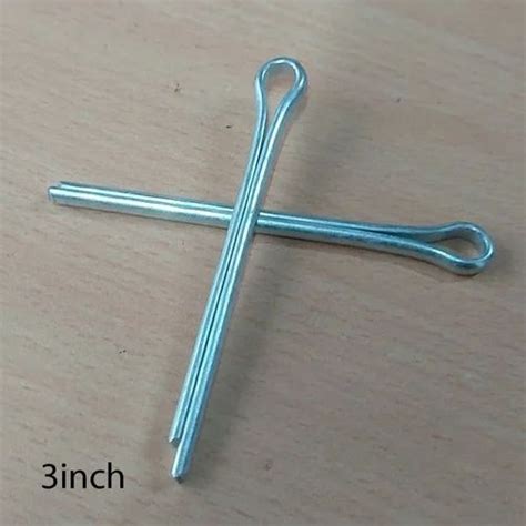 Polished Silver Mild Steel Split Pin Size 3 Inch At Rs 1 50 Piece In