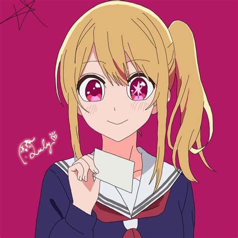 My Girlfriend Asked Me To Draw Ruby So I Did Now She Can Go With My Aqua I Drew A While Ago