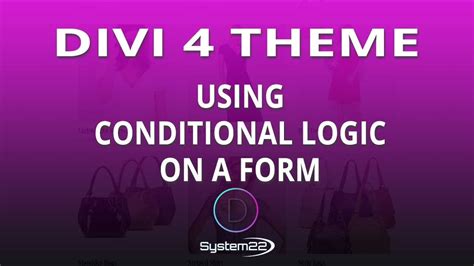 Divi 4 Using Conditional Logic On A Form 😎 Dieno Digital Marketing Services