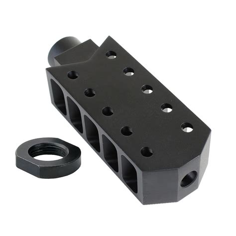 Ar 15 223 5 56 Barrett Style Tanker Extended Length Muzzle Brake Black
