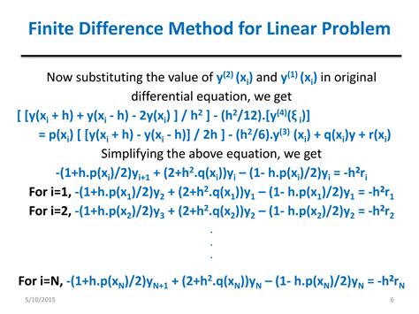 finite difference method pptx